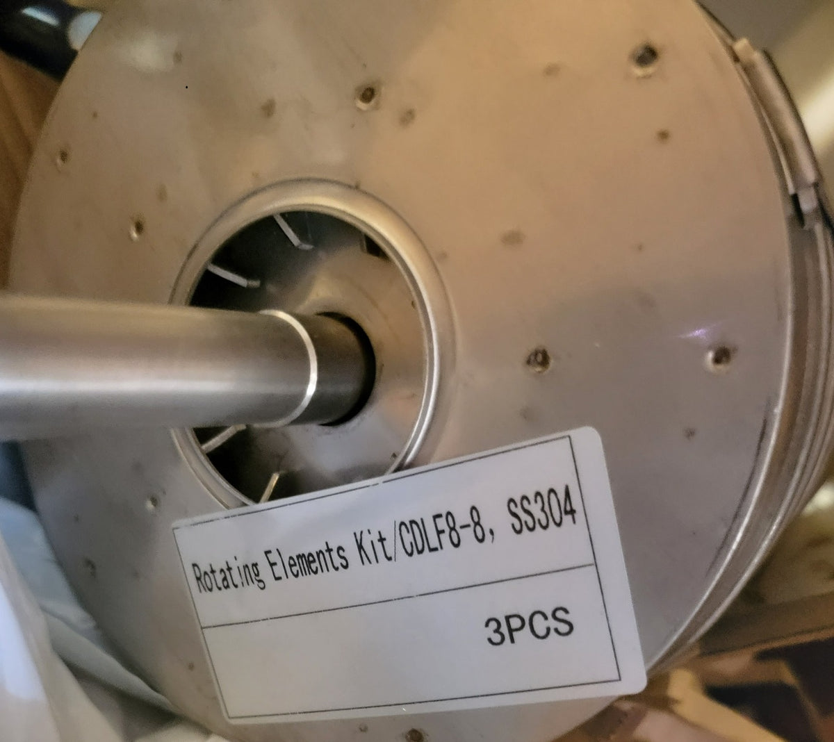 Tiger CDLF8-8-PE-304SS-IRK vertical, multistage centrifugal pump impel ...